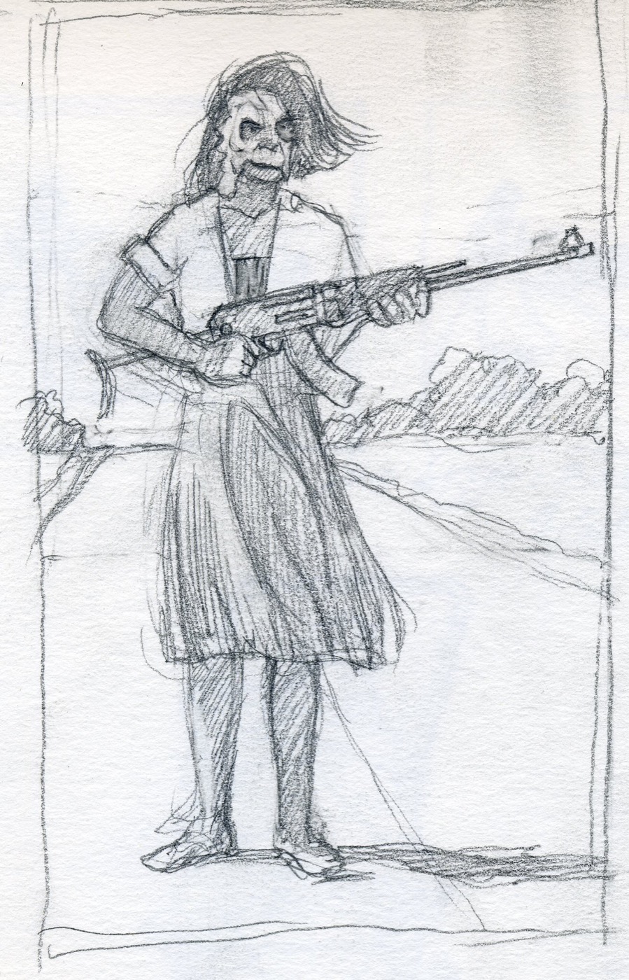 War Sketch 3 – John Michael Keating