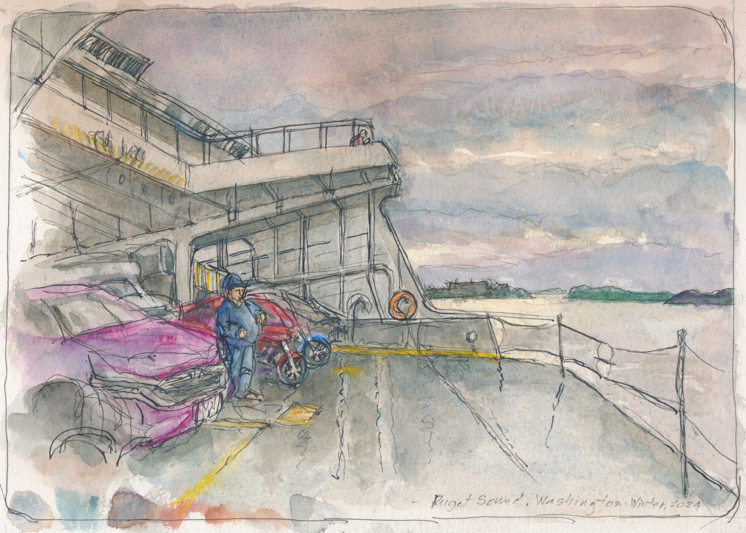 Ferry to Whidbey Island – John Michael Keating